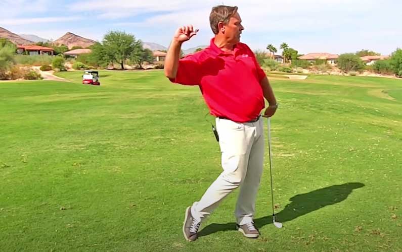Golf Transition Drill: Shift from Arms to Body for a Better Transition